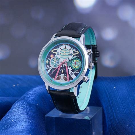 Officially Licensed Hatsune Miku Colorful Planet 6 Hand Quartz Watch