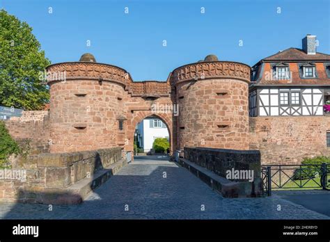 Scenic View Of The Jerusalem Town Gate And The Historic Town Wall With