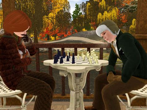 Arthur And Cora Met For A Session Of Outdoor Chess And Homework Eric