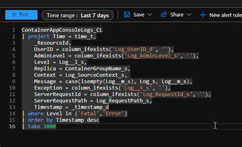 Log Analytics Structured Logging Columns Not Being Created