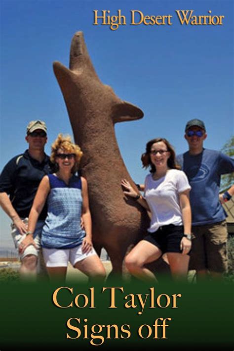 Col Taylor Signs Off