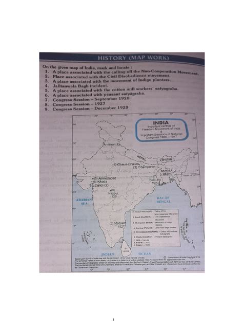 Mapwork Class 10 Pdf