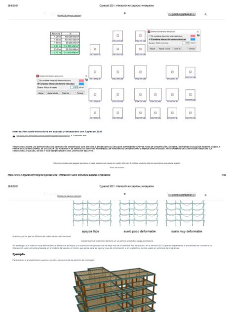 Cypecad 2021 Interacción En Zapatas Y Encepados Pdf Fundación Ingeniería Viga Estructura