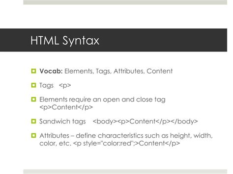 PPT Intro To HTML CSS PowerPoint Presentation Free Download ID 2916730
