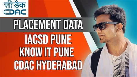 Cdac Hyderabad Iacsd Pune Know It Placement Data Cdac Placements Update Youtube