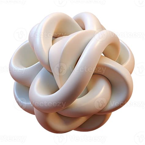 Wonderful Vintage Interlocking Biomorphic Forms With A Smooth