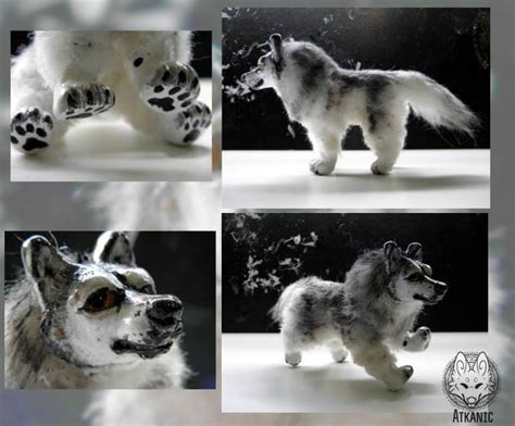 Itty Bitty Grey Wolf Posable Artdoll — Weasyl