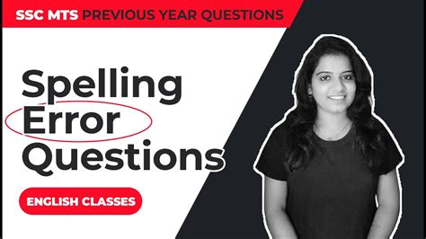 Ssc Mts English Grammar Previous Year Spelling Error Questions In Kannada Veranda Race