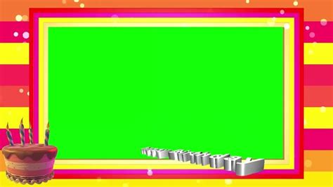 Very Cool Birthday Chroma Green Screen Greenscreen Green Screen
