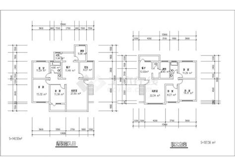 各种类型多层住宅不同户型平面布置图 住宅小区 土木在线