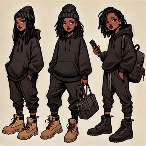 Boondocks Girl Animation Character Concept Cute Cartoon Drawings Black Cartoon Characters