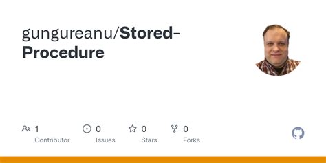 Github Gungureanustored Procedure