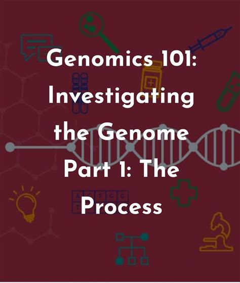 Genomics 101 Certificate Course By Nhs Aspiring Genetic Counselor