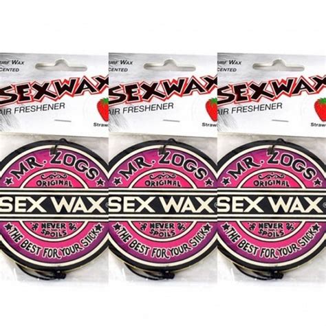 Sex Wax Air Freshener Strawberry 3 Pack Ebay