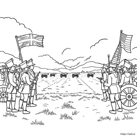 War Of 1812 Coloring Pages