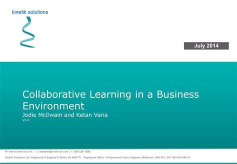 Collaborative Learning Ppt