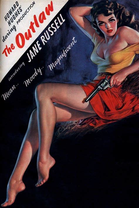 The Outlaw Poster Featuring Jane Russell R Pinup
