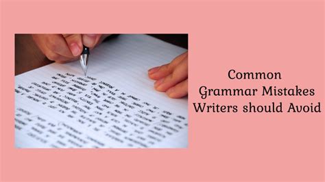 What Are The Most Common Grammar Mistakes That Writers Should Avoid Nurtem