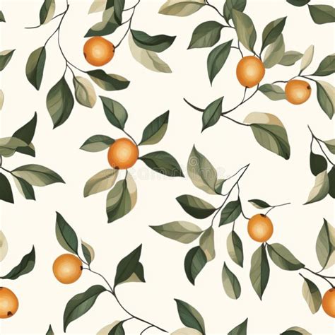 Seamless Pattern Of A Simple Solid Leaf Shape Pattern With A Little