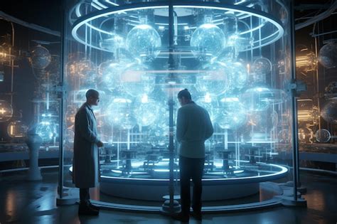 Premium Ai Image Scientists In Physics Laboratories