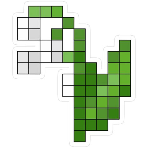 Minecraft Lily Of The Valley Sticker For Sale By S3lkieshop Pixel