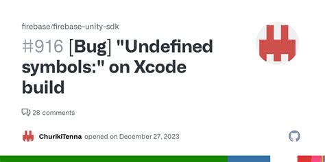 Bug Undefined Symbols On Xcode Build · Issue 916 · Firebasefirebase Unity Sdk · Github