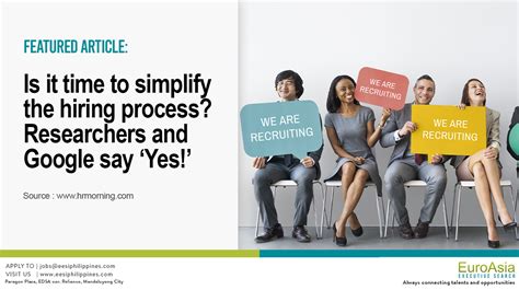 Is It Time To Simplify The Hiring Process Eesi Philippines