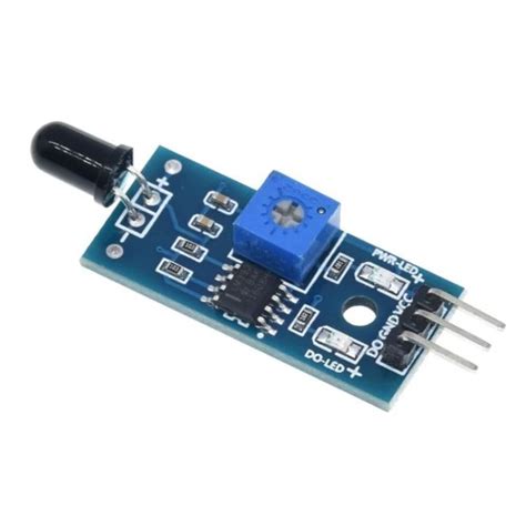 jual ir infrared 3 wire flame detection sensor module ir flame sensor modul kota surabaya nn