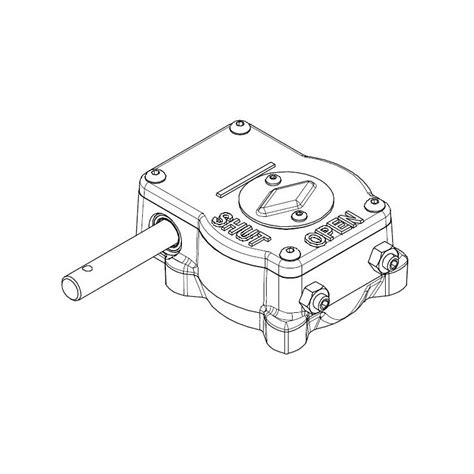 065n0683 Danfoss Heating Dn65 Gearbox For Ball Valve Elect