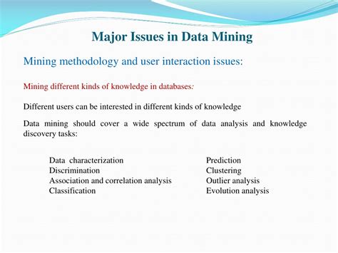 Ppt Exploring Major Issues In Data Mining Powerpoint Presentation Free Download Id 8908655