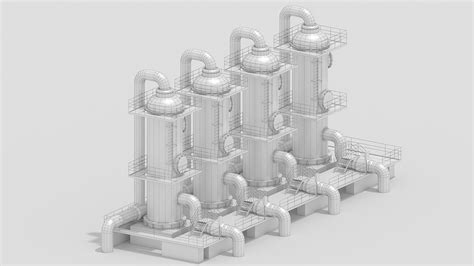 Factory Kitbash 3d Model 99 C4d Max Fbx Blend Free3d