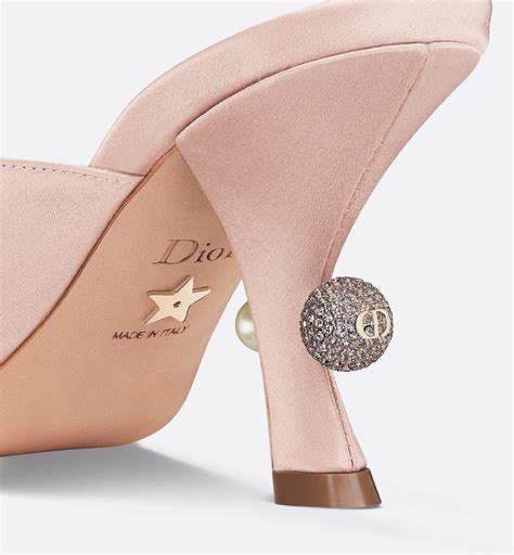 Sandalo Con Tacco Dior Tribales Raso Color Nude Dior