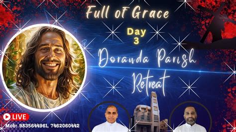Doranda Parish Retreat Day 3 Live Streaming Youtube