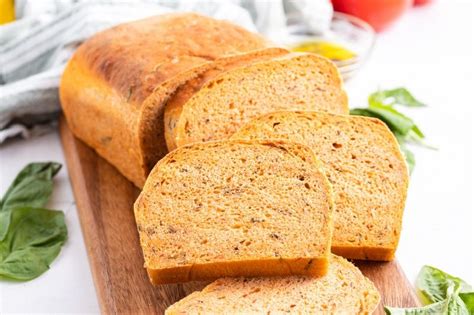Tomato Basil Bread Recipe Girl Bread Machine Recipes Bread Maker