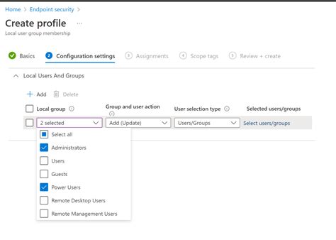 Utilize Intune Endpoint Security Policies For Account Protection In