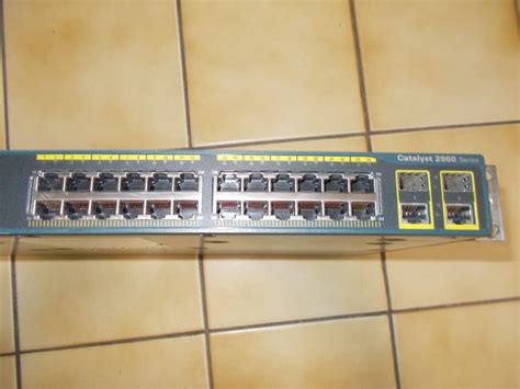 Cisco Ethernet Switch Catalyst Switch 2960 24tc Layer 2 24 X 10 100 Ports 2 X T Sfp Network