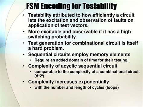 Ppt Modern Fsm State Assignment Optimization For Vlsi Efficiency Powerpoint Presentation Id