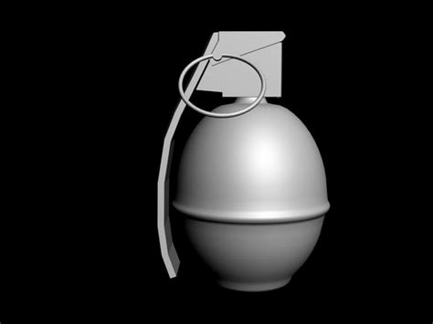 Hand Grenade 3d Model