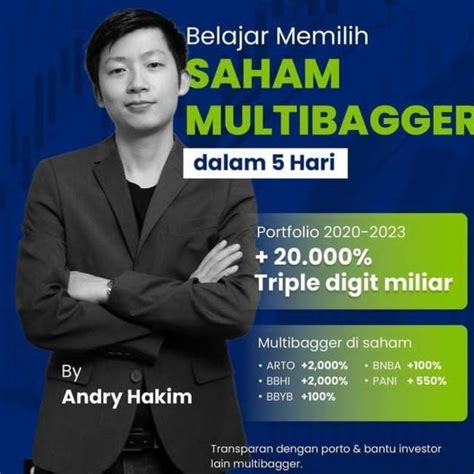 Kursus Saham Stockwise Andri Hakim Mahir Trading Saham Sabira