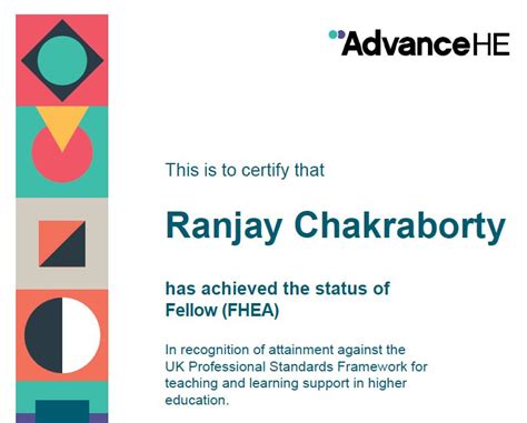 I Am Delighted To Announce That I Have Been Awarded The Fellowship From