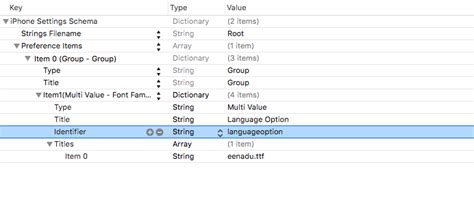 Objective C How To Add Custom Fonts In Settingsbundle In Ios Stack Overflow