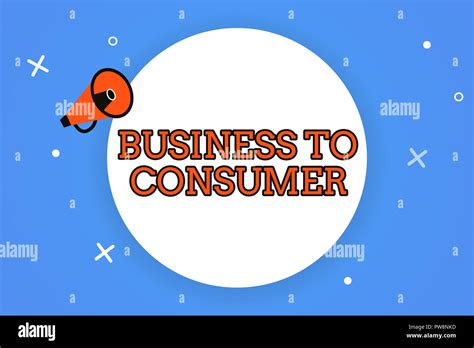 Word Writing Text Business To Consumer Business Concept For Direct Transaction Between A