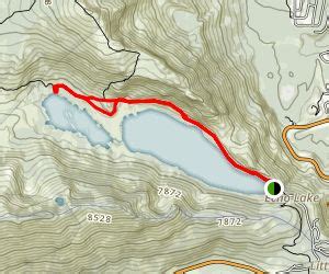 Echo Lakes Trail Map Elk Lake Hiking Trail Map Shealor Lake Trail
