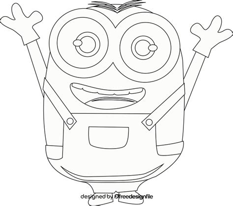 Dibujos Para Colorear De Minion Bob Dibujos De Minion De Navidad Para