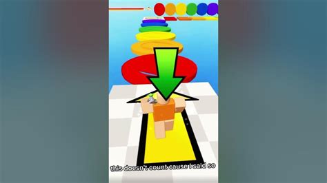 Easy Obby But I Cant Touch The Colour Green Youtube