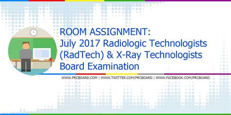 Room Assignment July 2017 Radtech Radiologic Technologist And X Ray