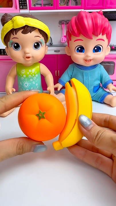 Asmr Unboxing Bebefinn And Doll Banana 🍌 Orange 🍊 Toy Satisfying Asmr