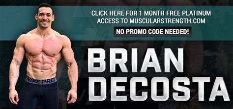 Muscular Strength Brian Decosta