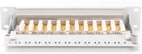 Cat 6 Class E Patch Panel Shielded Grey Bigamart