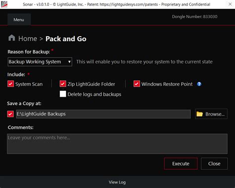Software Features LightGuide